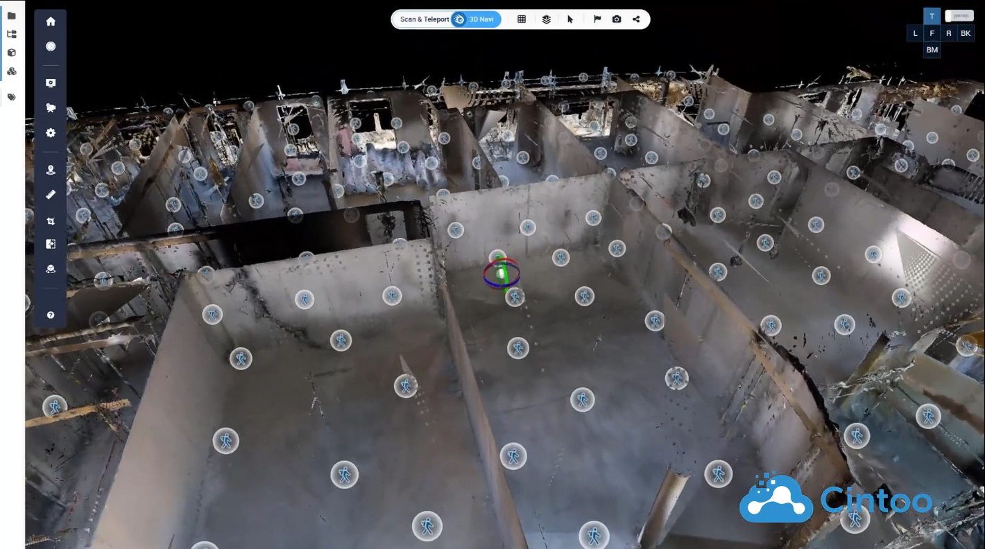 Upload and Restructure Unified Point Clouds with Cintoo